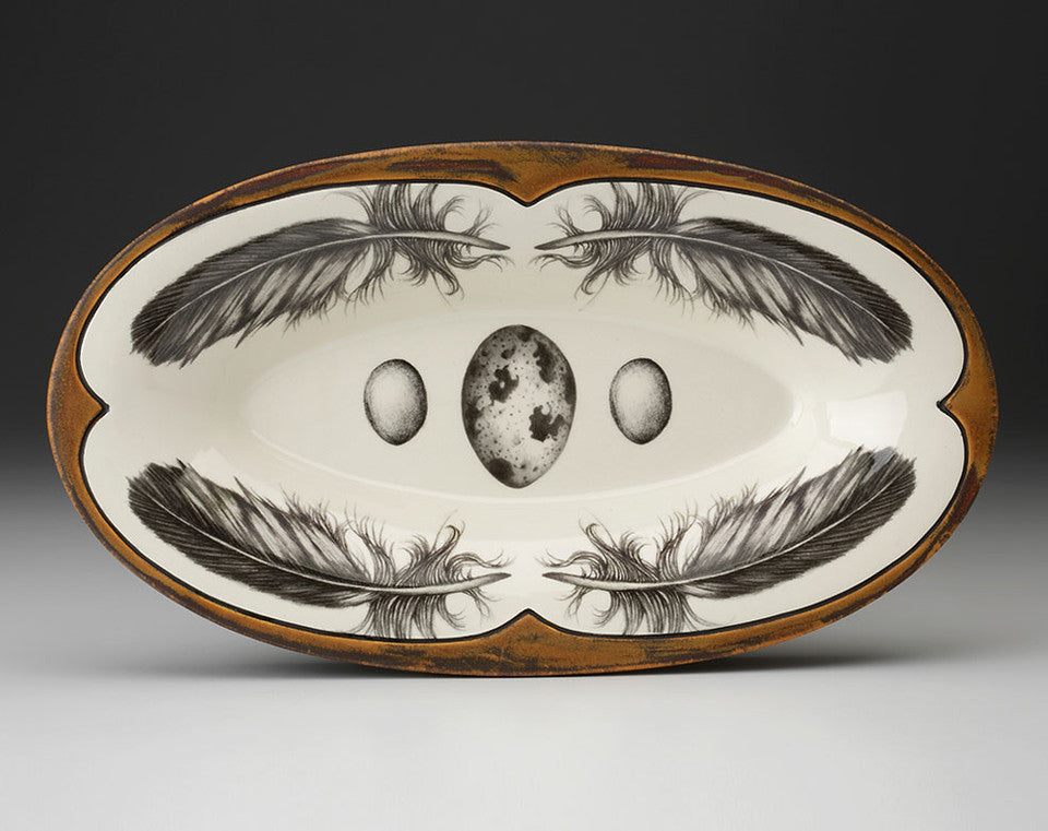 Quail Feather Serving Dish – Emily Amey